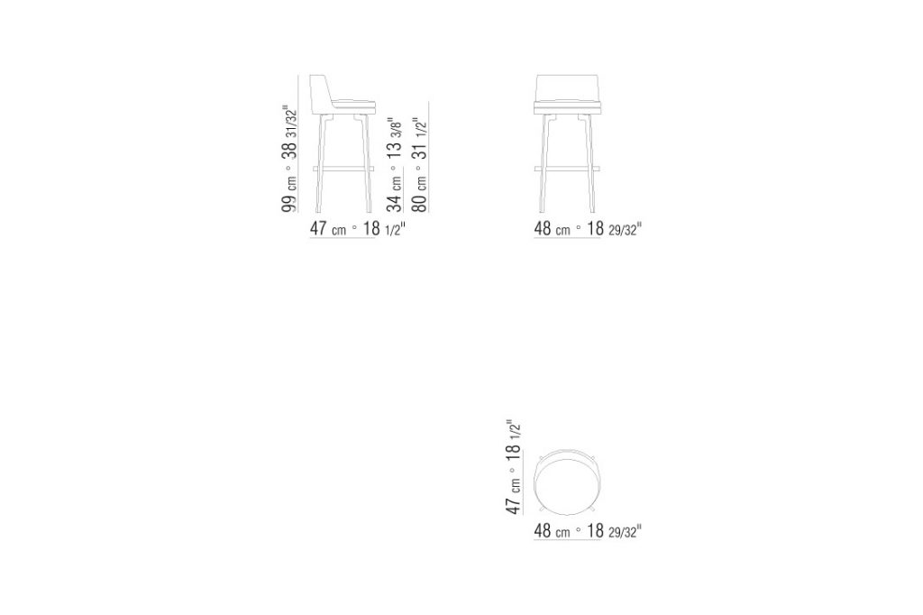 Feel Good Stool - Flexform | Studio Como