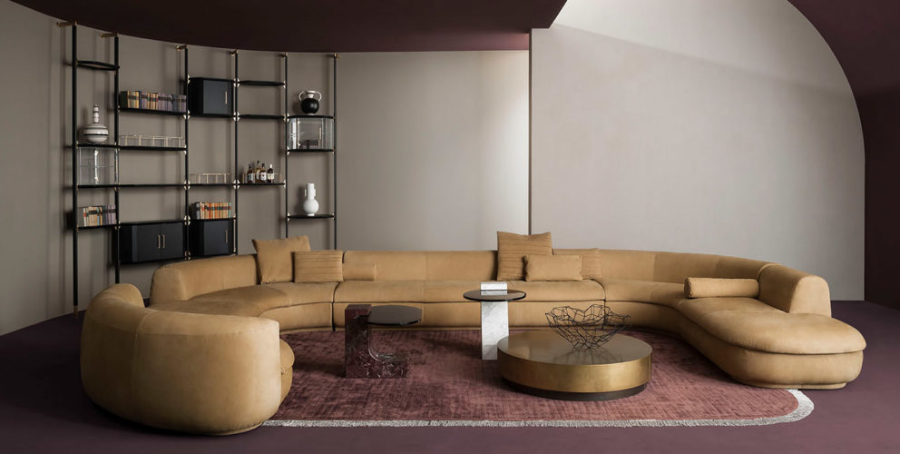 Piaf Sofa & Calix Console Table Set - Baxter | Studio Como