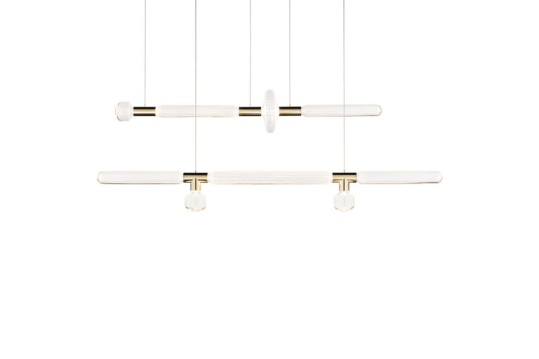 Cipher Pendant Light, Horizontal L - LASVIT | Studio Como