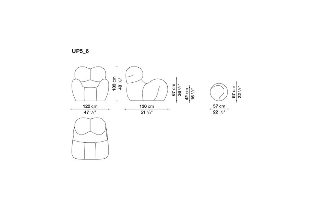 Serie Up 2000 Armchair - B&B Italia | Studio Como
