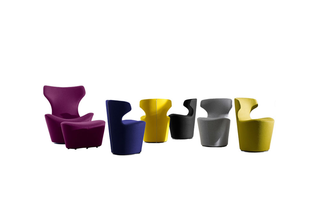 Mini Papilio Swivel Armchair - B&B Italia | Studio Como