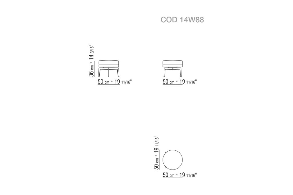 Feel Good Ottoman - Metal Base - Flexform | Studio Como