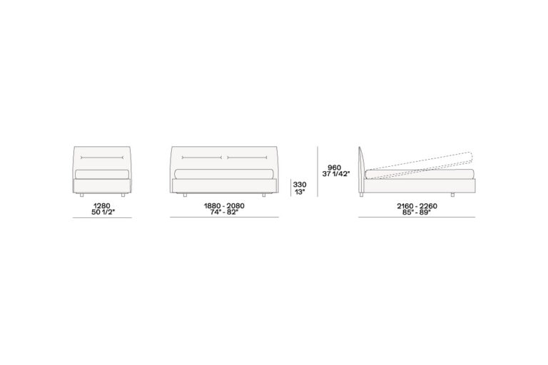 Jacqueline Bed - Poliform | Studio Como